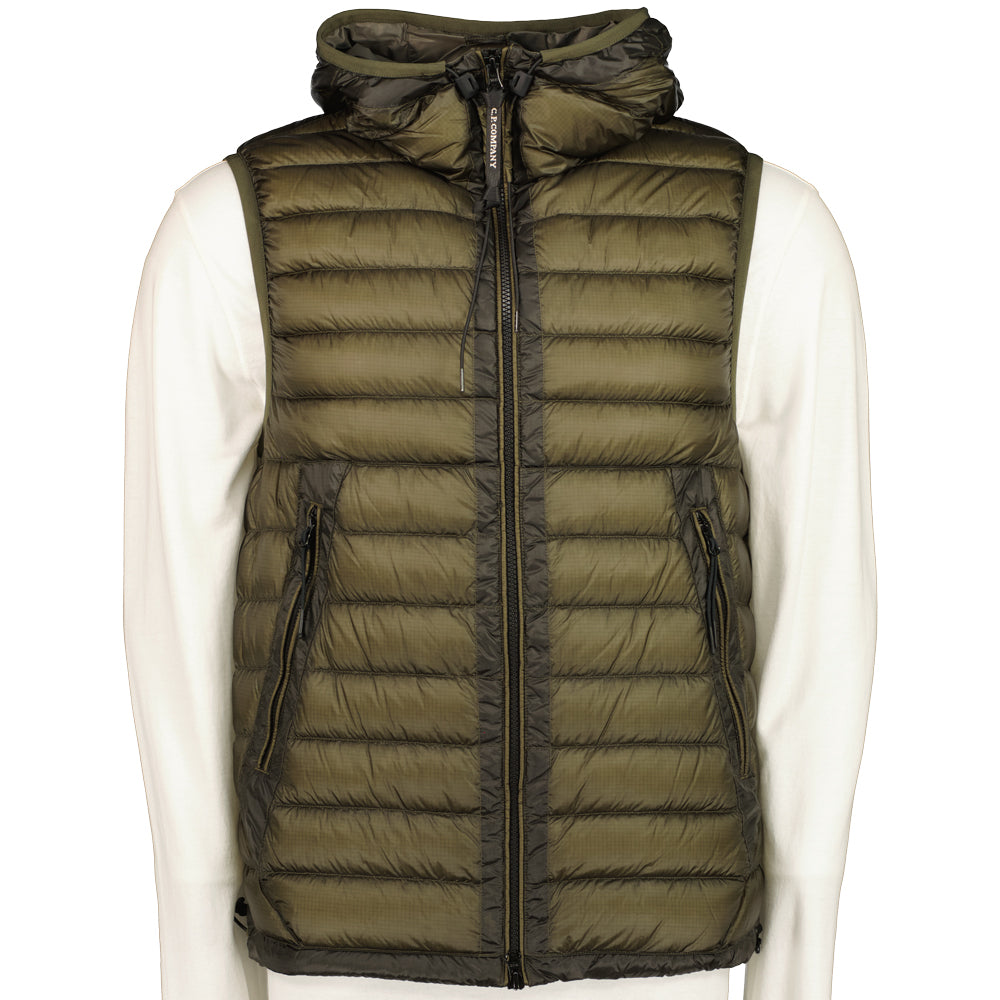 C.P. Company | D.D. Shell Goggle Down Vest - Olive Night