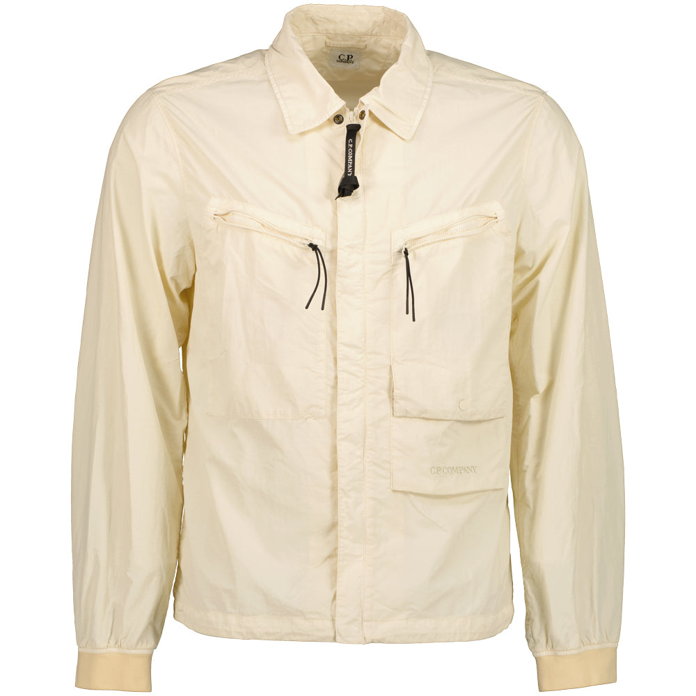 C.P. Company | Flatt Nylon Overshirt Jacket - Pistachio Shell