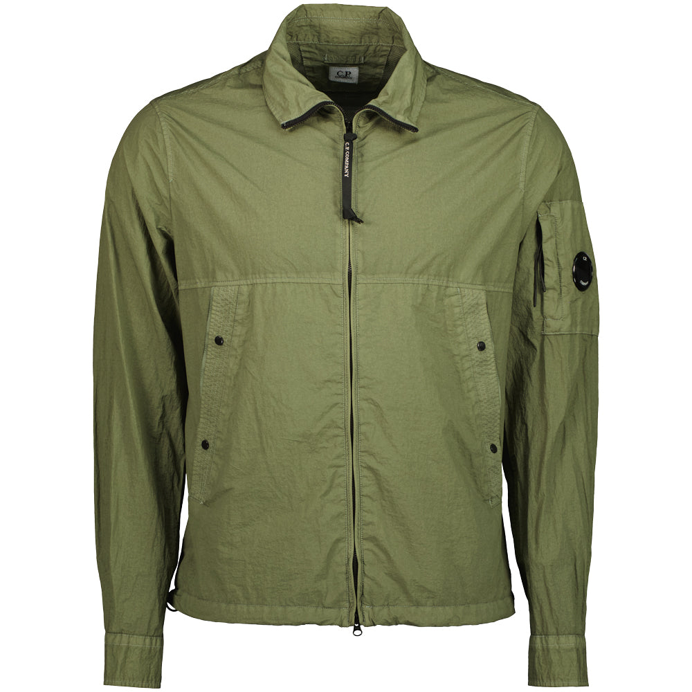 C.P. Company | Taylon L Lens Overshirt Jacket - Agave Green