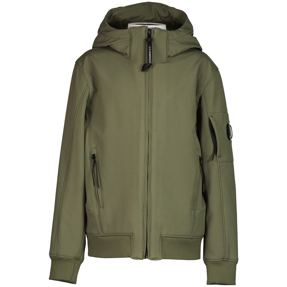 C.P. Company UnderSixteen | Junior Shell-R Lens Jacket - Stone Grey