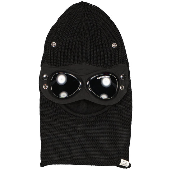 C.P. Company | Knitted Goggle Ski Mask - Black
