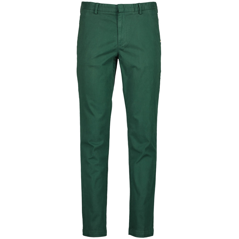 Hugo Boss | Slim-Fit Stretch-Cotton Gabardine Chinos - Dark Green