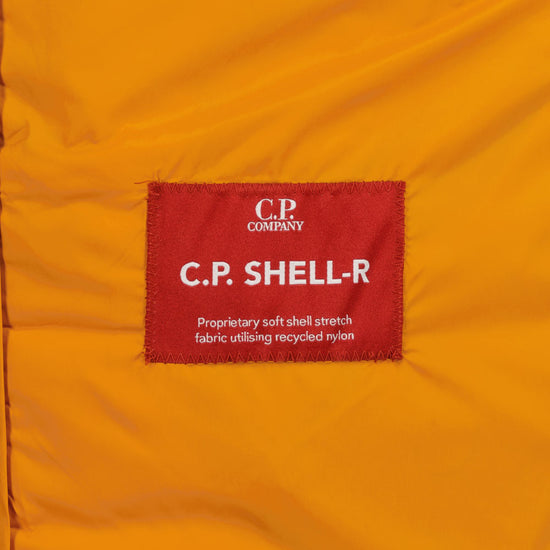 C.P. Company | Shell-R Mixed Goggle Hooded Vest - Desert Sun