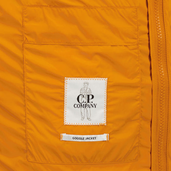 C.P. Company | Shell-R Mixed Goggle Hooded Vest - Desert Sun
