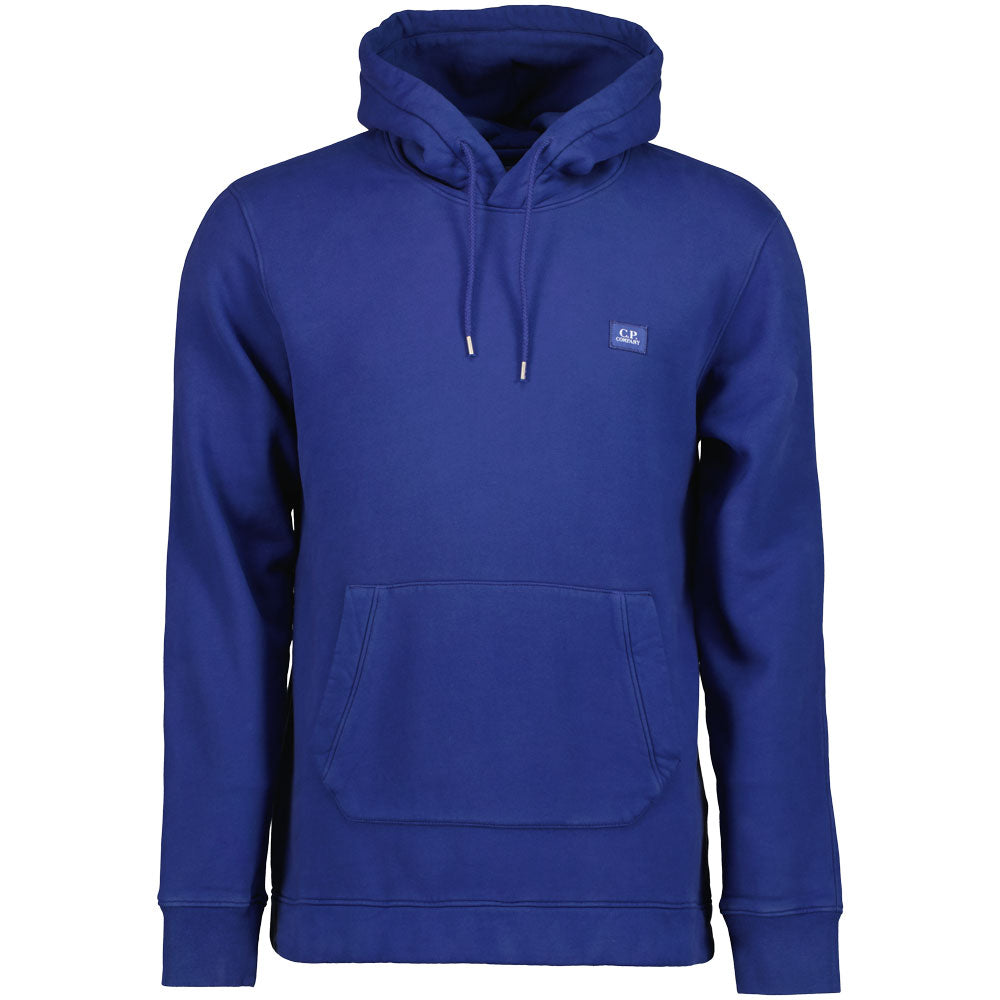 C.P. Company | Pullover Logo Patch Hoodie - Blueprint